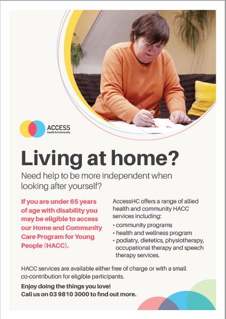 HACC Resources for Partner Organisations | Access Health and Community